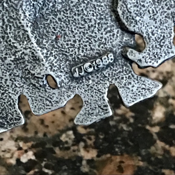 Vintage - JJ 1988 | Jewelry | Vintage Pewter Tone Cow Pin Jj 988 | Poshmark